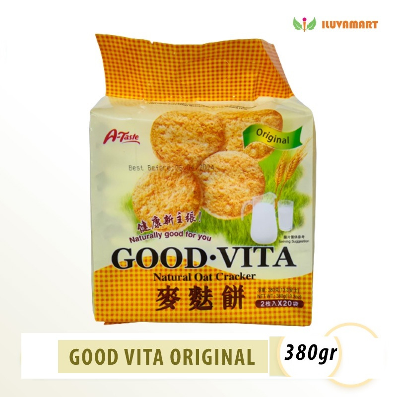 Jual A taste Good Vita Original Oat Cracker / A-taste /A~taste/ Ataste ...