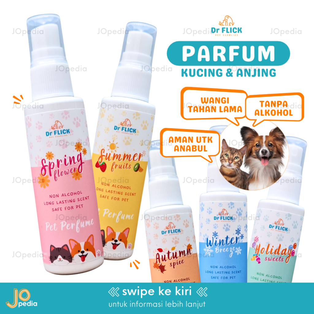 Jual DR FLICK Pet Perfume Parfum Kucing Anjing Kelinci Pewangi Hewan ...