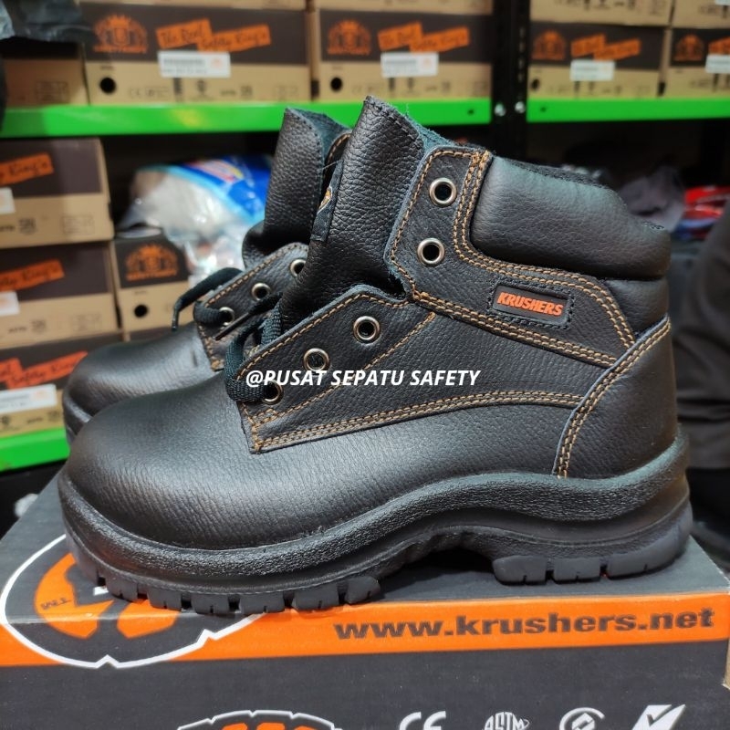 Jual KRUSHERS SAFETY SHOES - SEPATU SAFETY KRUSHERS DALLAS BLACK ...