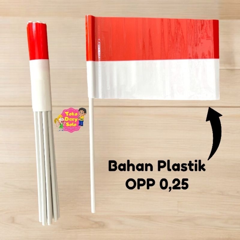 Jual BENDERA MERAH PUTIH 5 PCS BENDERA INDONESIA BENDERA STICK | Shopee ...