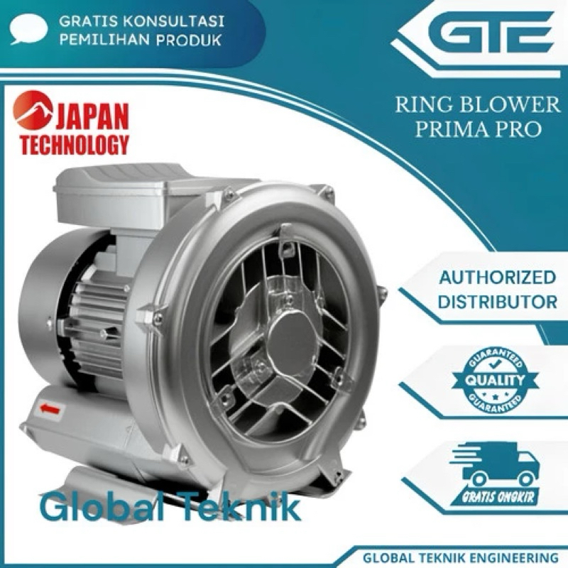 Jual Ring Blower 1HP Rotor HB 750 380V Centrifugal Blower Vortex Tambak ...