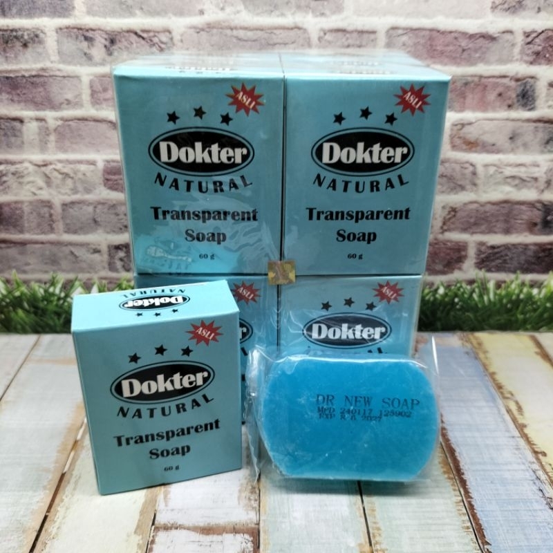 Jual Sabun DR Biru / Sabun Dokter Natural Transparan Soap 12 Pcs ...