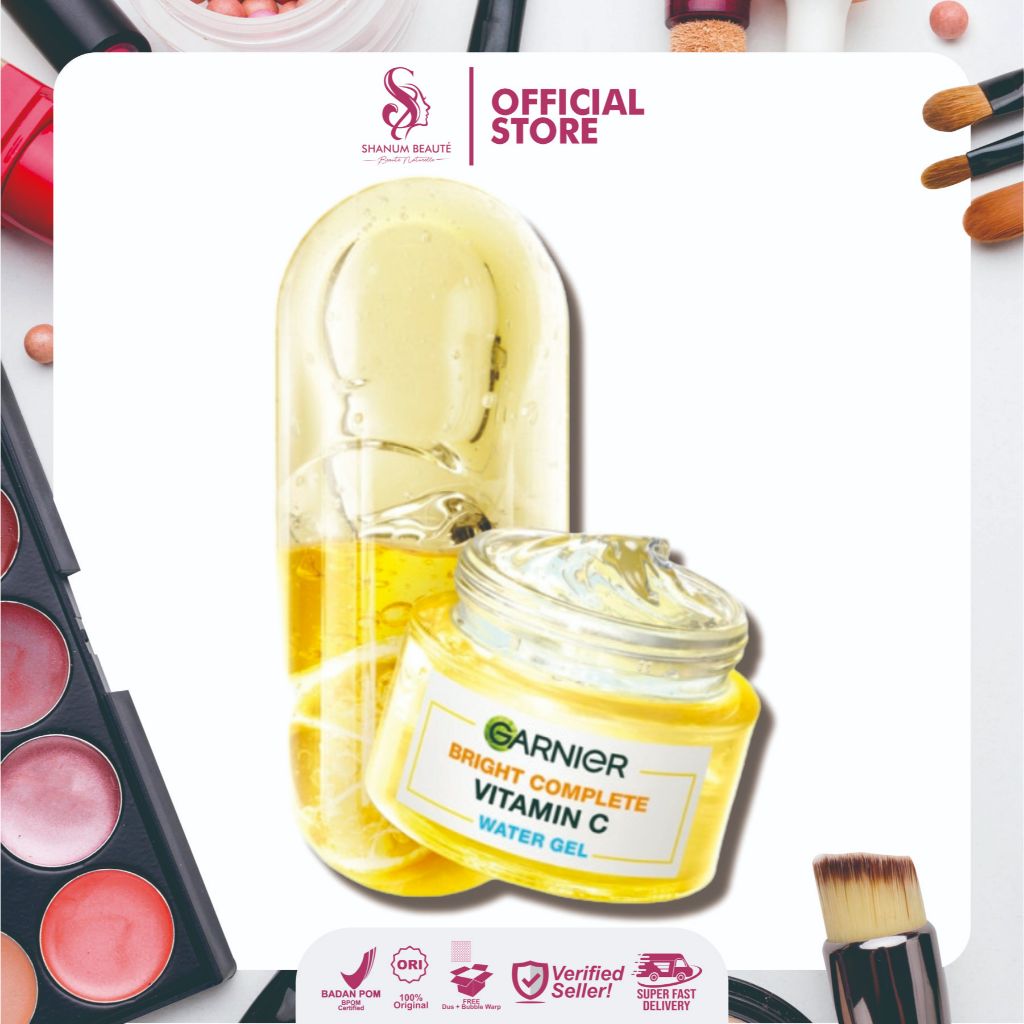 Jual Garnier Bright Complete Vitamin C Water Gel Moisturizer 50ml I ...