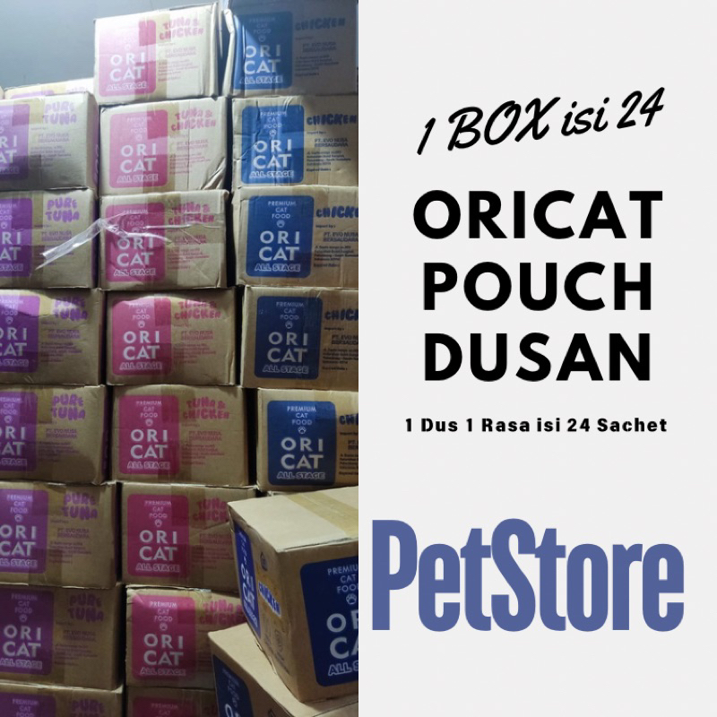 Jual DUS ORICAT POUCH 1 BOX 24 pcs | Shopee Indonesia