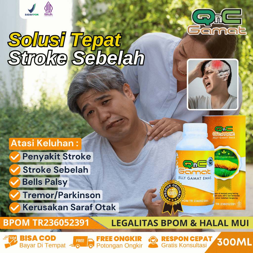 Jual Obat Stroke Kanan Mati Sebelah Ringan Kiri Gejala Struk Muka ...
