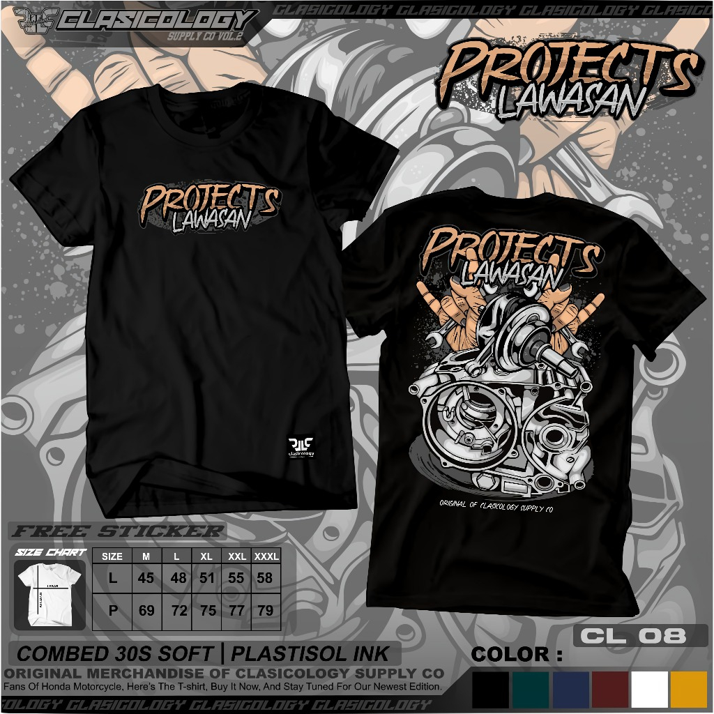 Jual kaos honda cb kaos motor honda kaos honda squad honda gank kaos clasicology CL08 | Shopee ...