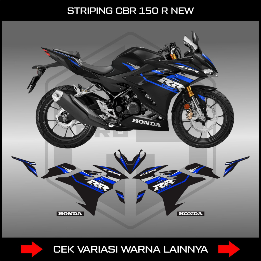 Jual STRIPING CBR150R K45R GRAFIS 150RR / STICKER DECAL MOTOR HONDA CBR 150R / STIKER VARIASI ...