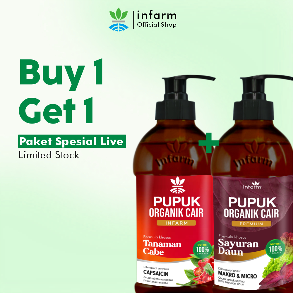 Jual Paket Live Infarm POC SAYUR 500ML dan POC CABAI 500ML | Shopee ...
