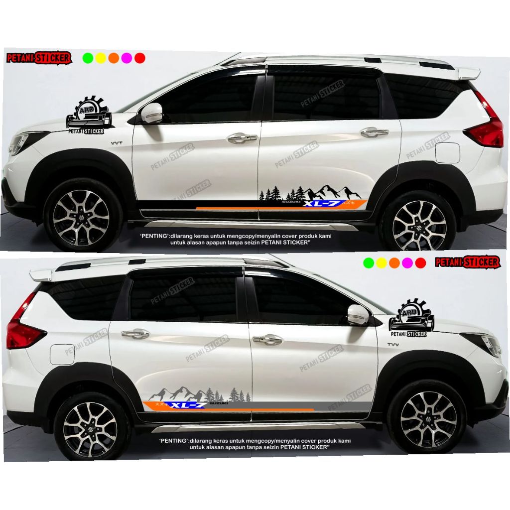 Jual sticker xl7 list cutting mobil suzuki xl7 stiker list minimalist ...