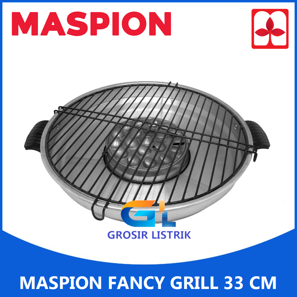 Jual MASPION Fancy Grill 33 Cm Alat Pemanggang Serbaguna - Panggangan ...