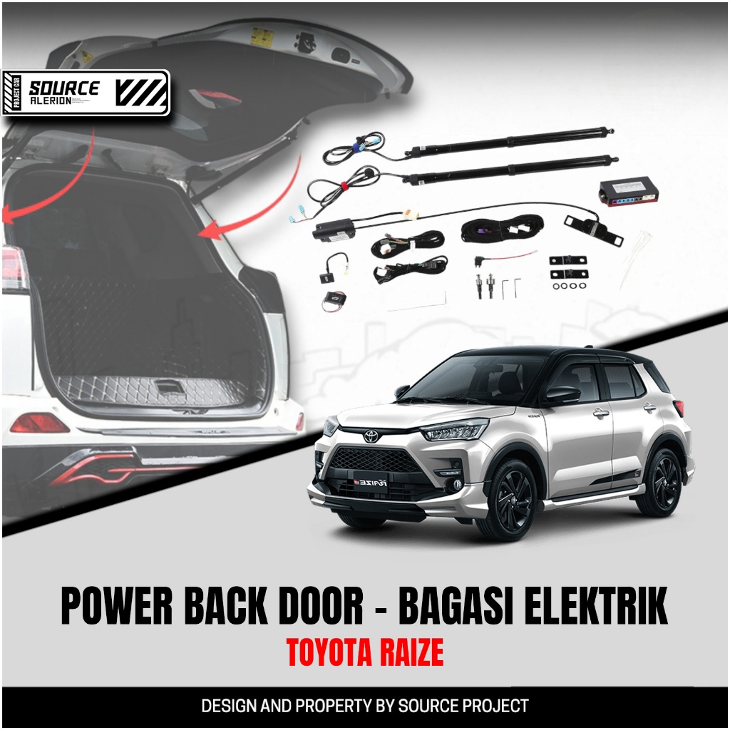 Jual POWER BACK DOOR - BAGASI ELEKTRIK OTOMATIS TOYOTA RAIZE | Shopee ...