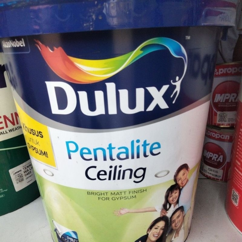 Jual Dulux Pentalite Ceiling/Cat Plapon/cat gipsum 25kg | Shopee Indonesia