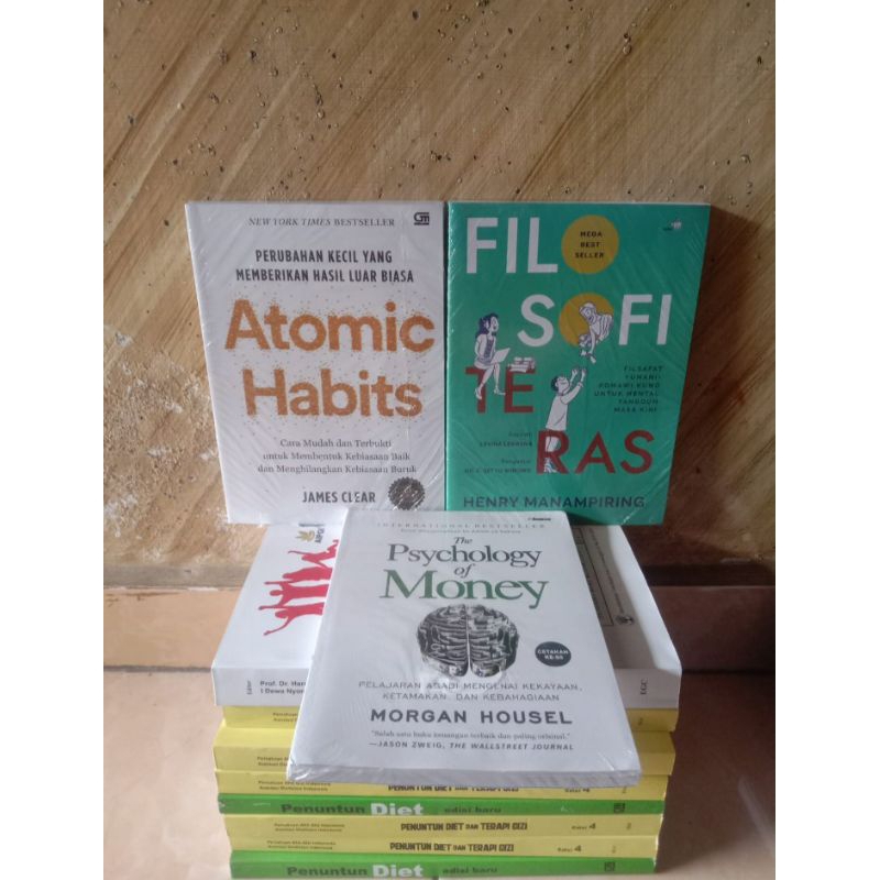 Jual Buku Motivasi / Pengembangan Diri Rp 36.000: Filosofi teras,Anatomic Habits,The Psikologi ...