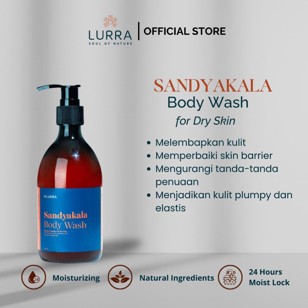 Jual Sabun Mandi Cair Botol Body Wash Sandyakala Lurra 300ml | Shopee ...