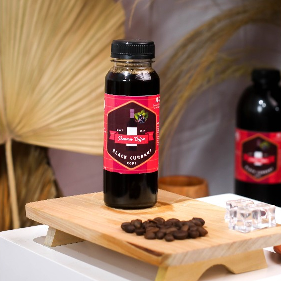Jual kopi moktail blackcurrant 250ml Espresso plus sirup rasa anggur ...