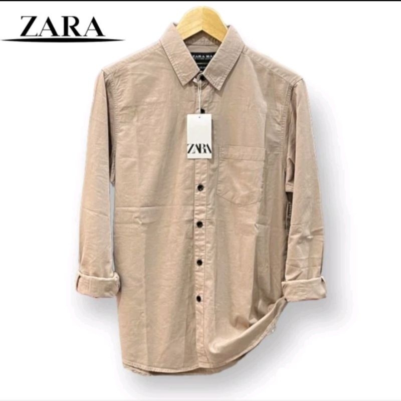 Jual Kemeja Panjang Cream Kemeja Pria Kemeja Zara Kemeja Modern Kemeja ...