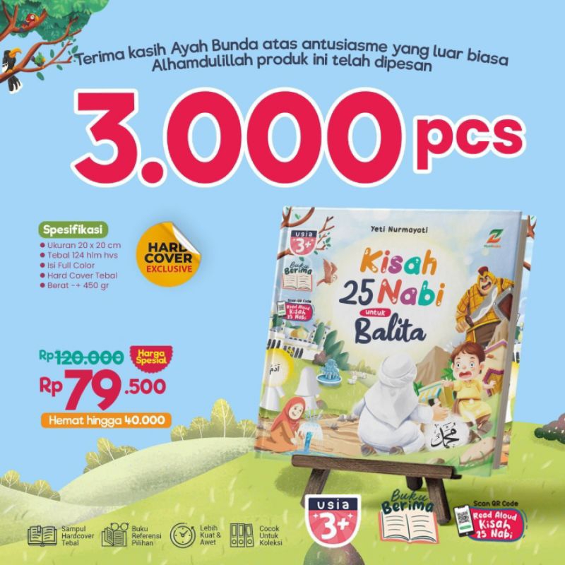 Jual Kisah 25 Nabi untuk Balita ziyadbooks kisah 25 nabi superlengkap Kisah Teladan Dalam Al ...