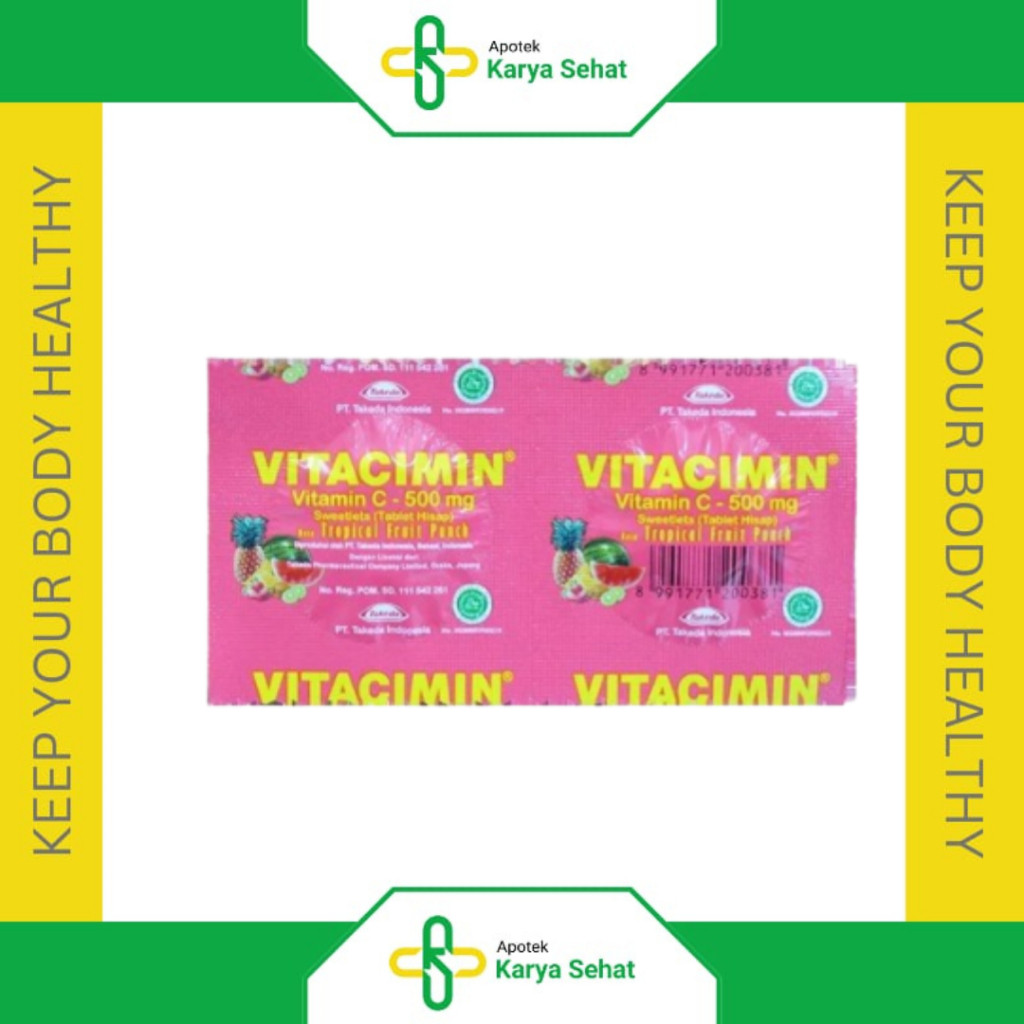 Jual VITACIMIN TROPICAL ( PER 5 STRIP ) | Shopee Indonesia