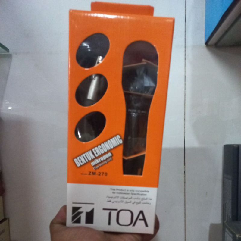 Jual MIC KABEL TOA / DYNAMIC MICROPHONE TOA MODEL ZM 270 | Shopee Indonesia