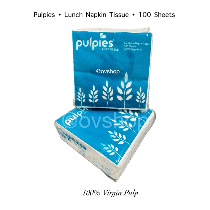 Jual Napkin Cocktail Tissue Pulpies 100 Sheets | Shopee Indonesia