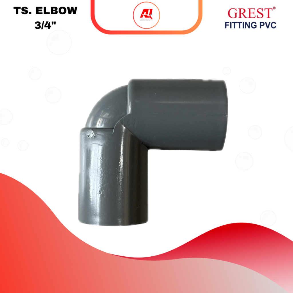Jual Elbow/Knee PVC (AW/TS) Merk Grest Size 3/4" | Fitting Pipa | Sambungan Pipa | Pipa PVC ...