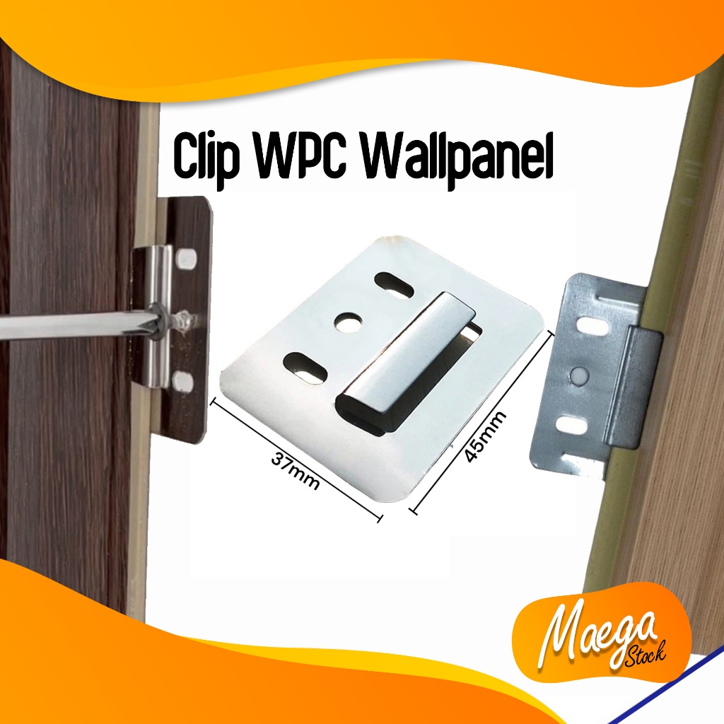 Jual Klip Wallpanel Buckle Bracket Clip Wallpanel / Clip Wood Pannel ...
