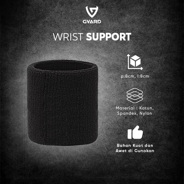 Jual GVARD Wrist Support Gelang Skate Keringat Tenis Olahraga Bendera ...
