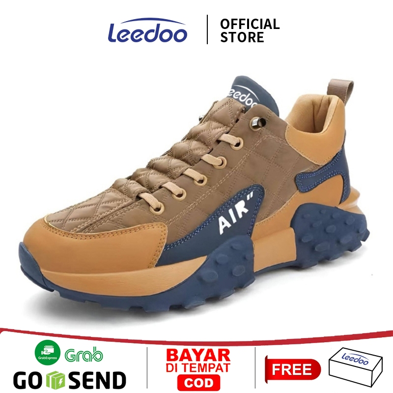Jual Leedoo Sepatu Olahraga Pria Sepatu Pria Casual Sneakers Fashion Cowok Kekinian Sport Shoes ...