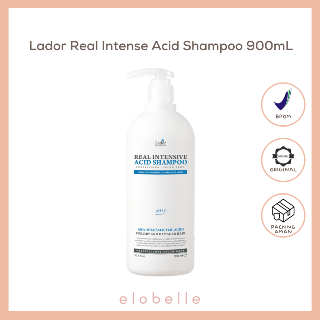 Jual LADOR REAL INTENSIVE Acid Shampoo 900mL / Lador Shampoo Rambut ...