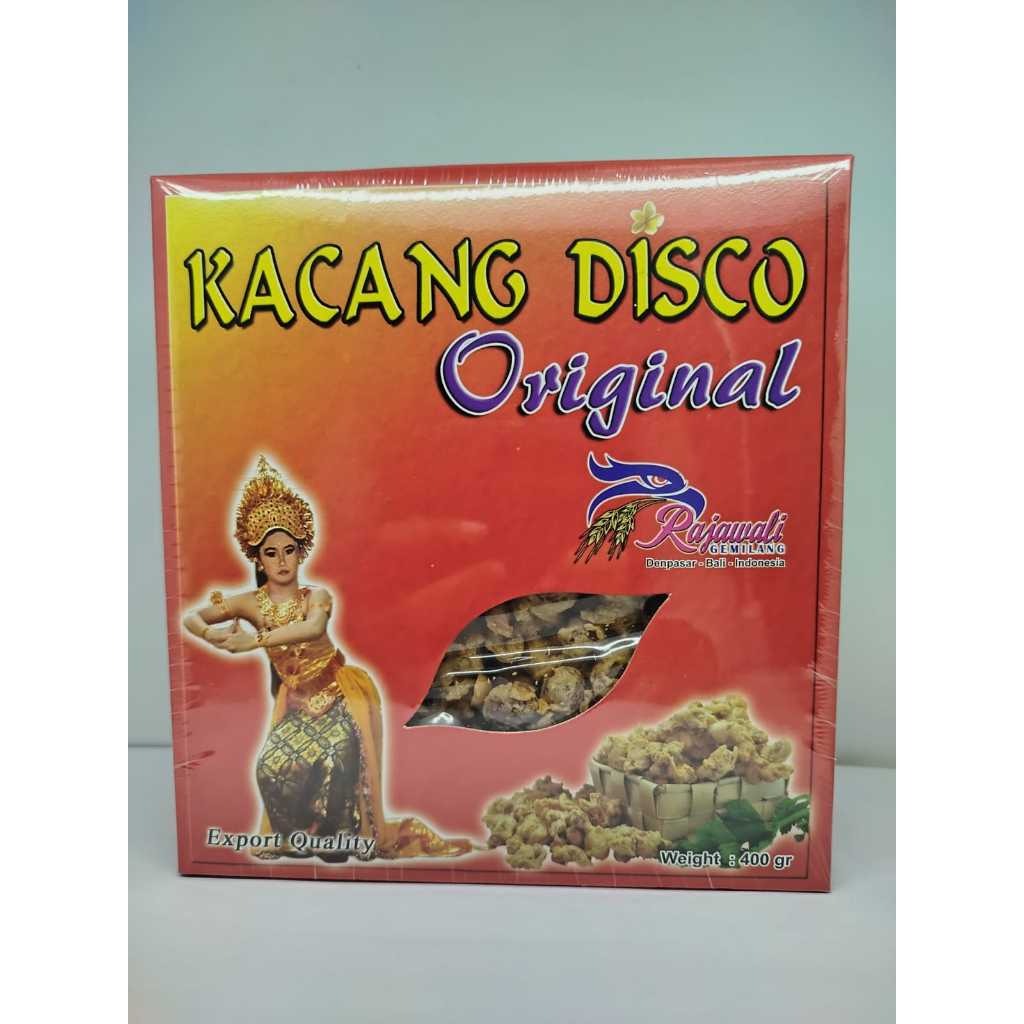 Jual Kacang Disco Rajawali Oleh Oleh Khas Bali 400gr Box | Shopee Indonesia