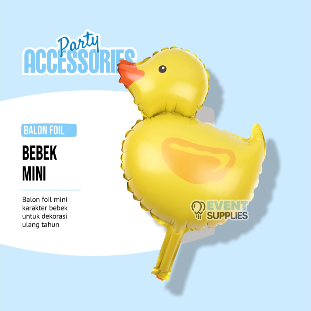 Jual Balon Foil Mini Bebek Perlengkapan Dekorasi Ulang Tahun | Shopee ...