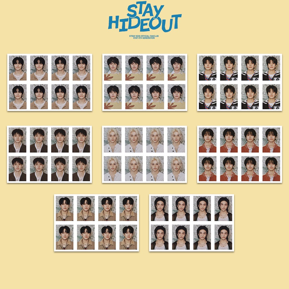 Jual [kstuffind] (6) STRAYKIDS ID PHOTO PICTURE MEMBER STRAYKIDS ID ...
