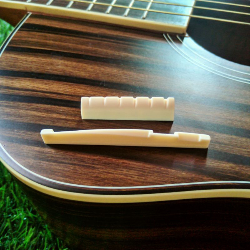 Jual Sepasang Saddle Dan Nut Gitar Akustik String Murah | Shopee Indonesia