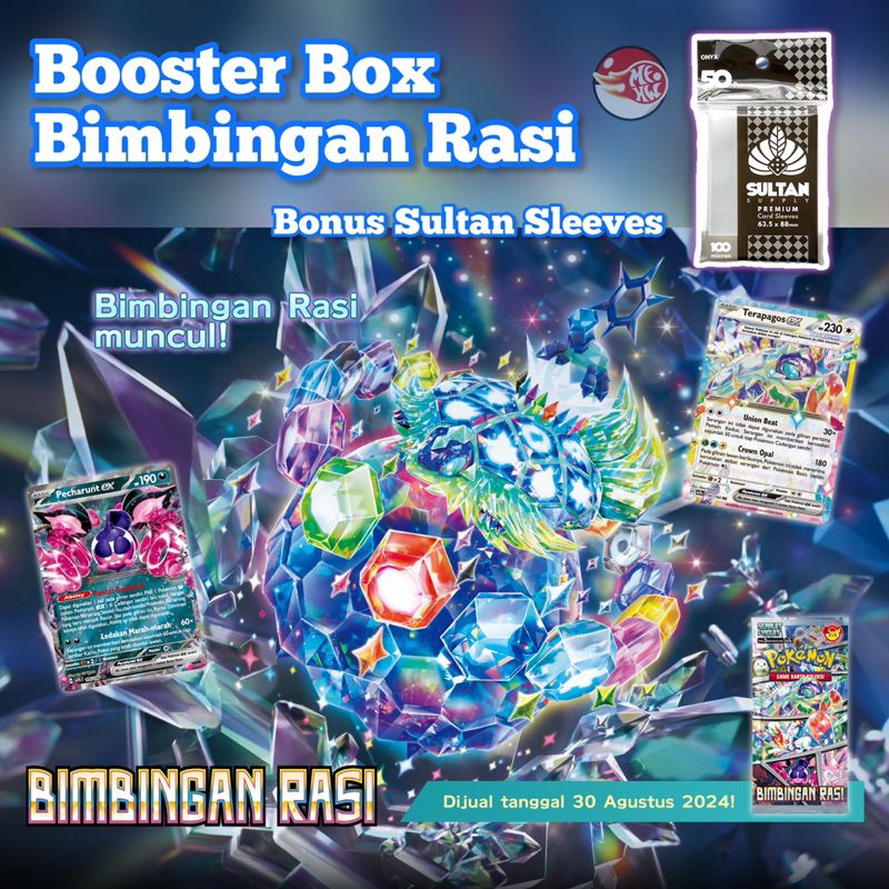 Jual Booster Box Bimbingan Rasi SV7S Scarlet Violet Kartu Pokemon TCG Koleksi | Shopee Indonesia
