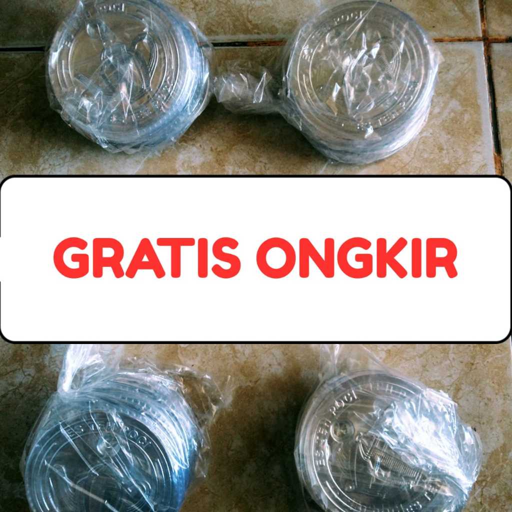 Jual tutup gelas teh poci PACK isi 50 pcs bs utk cup 16oz 12oz 22oz ...