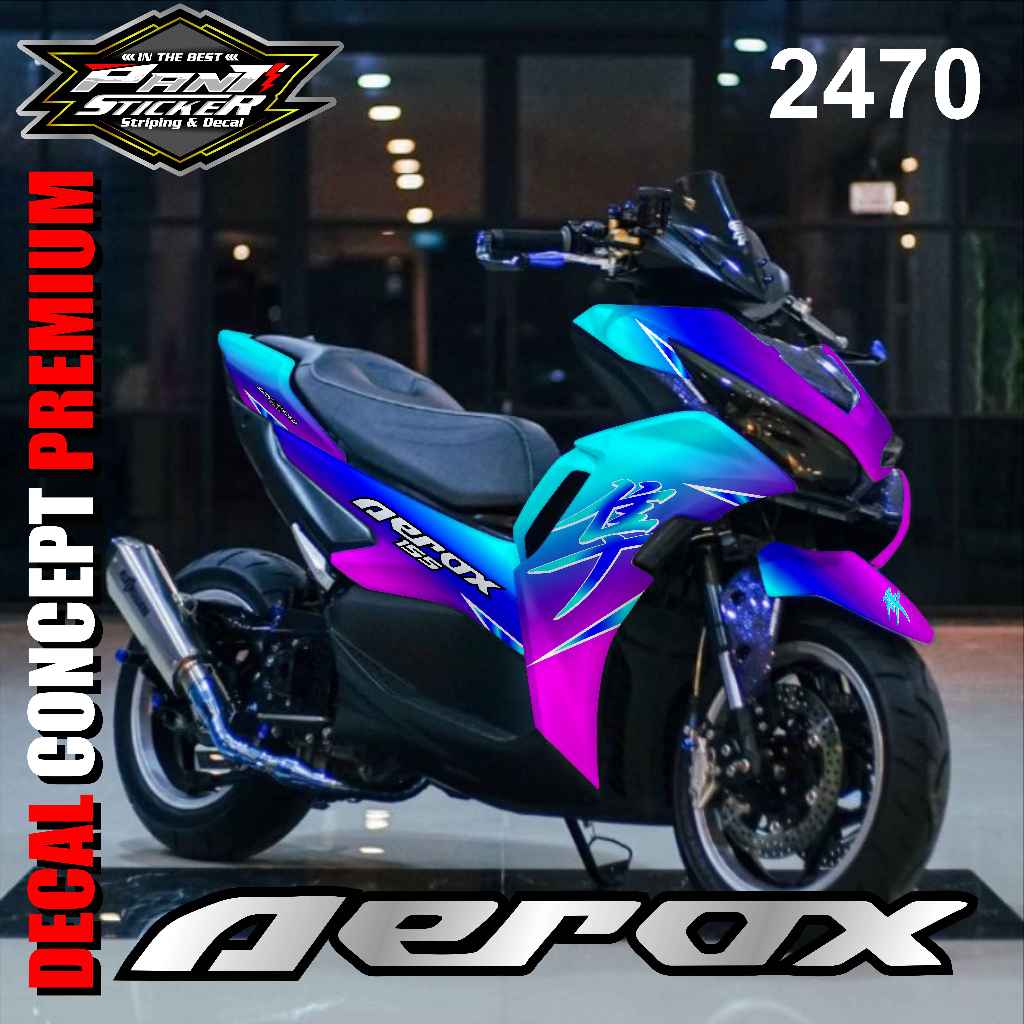 Jual Decal Sticker Variasi Fullbody All New Aerox 155 Connected - Dekal ...
