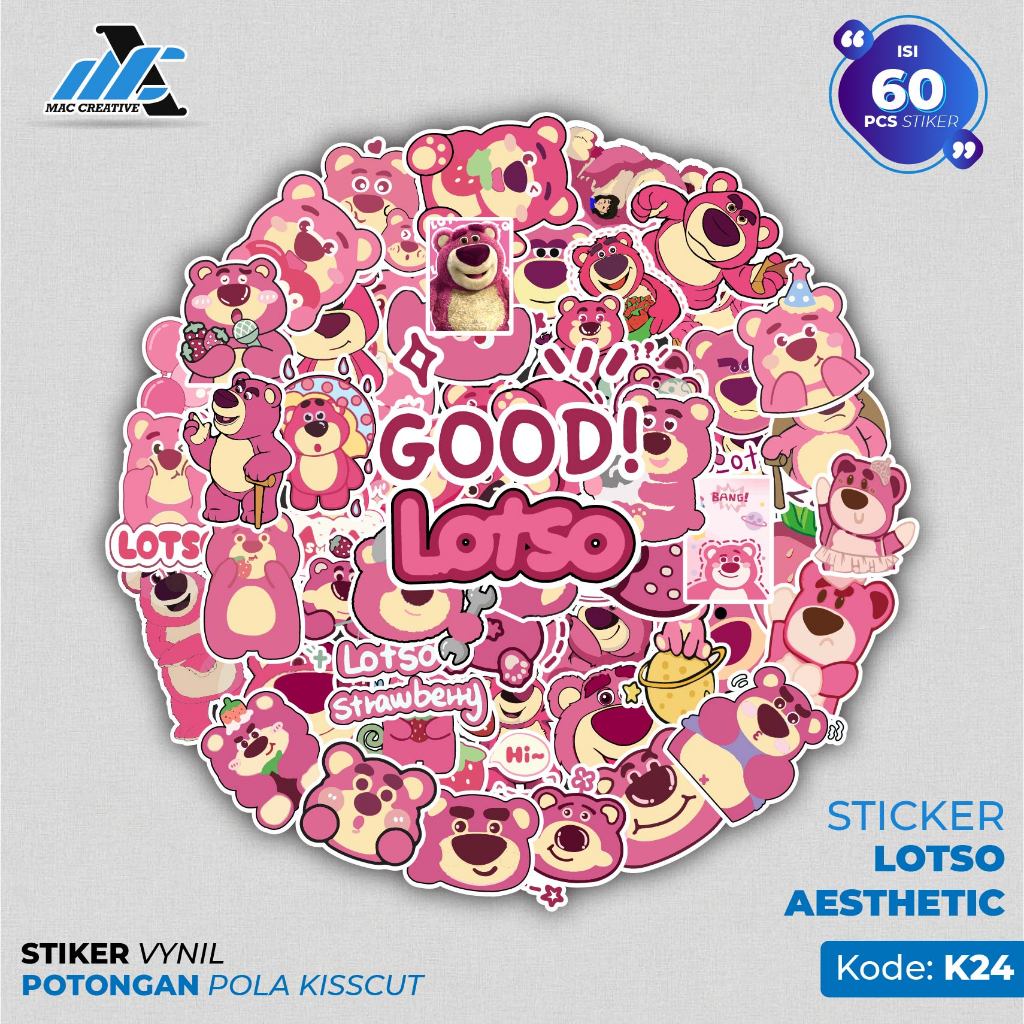 Jual Stiker Pack Lotso Pink Toy Story Lucu Waterproof - Sticker Vinyl ...