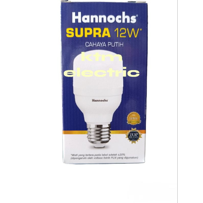 Jual hannochs bohlam/lampu led hannochs 12watt vario&supra 12watt cahaya putih | Shopee Indonesia