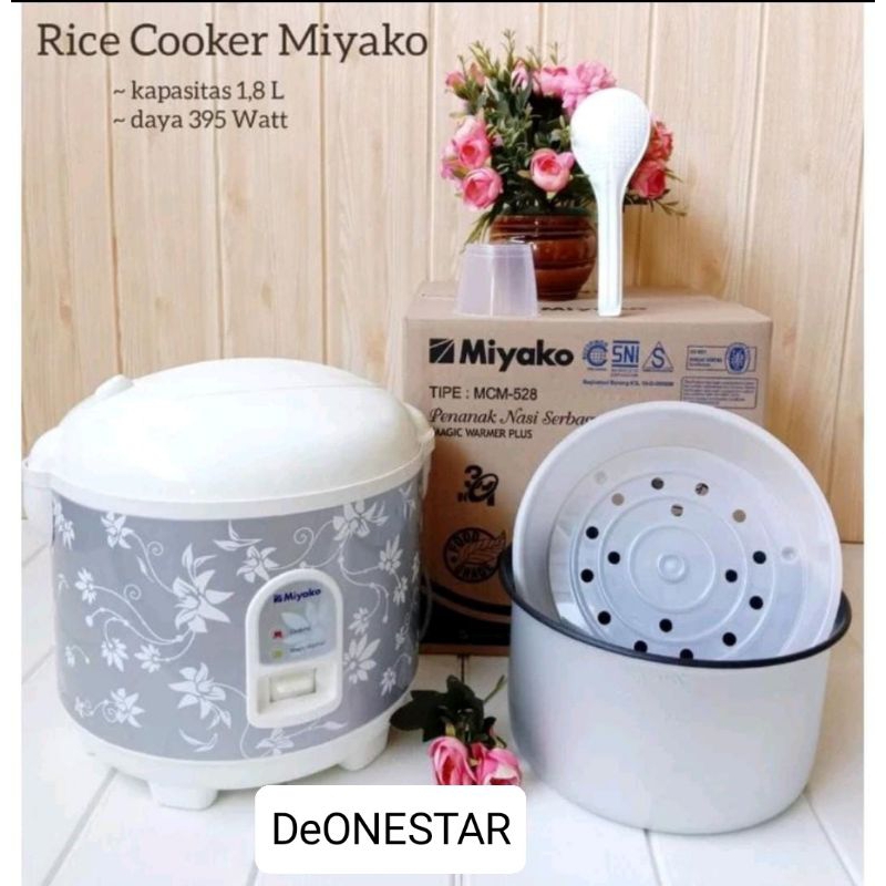 Jual MAGICOM / RICE COOKER MIYAKO MCM528 (1.8 Liter) | Shopee Indonesia