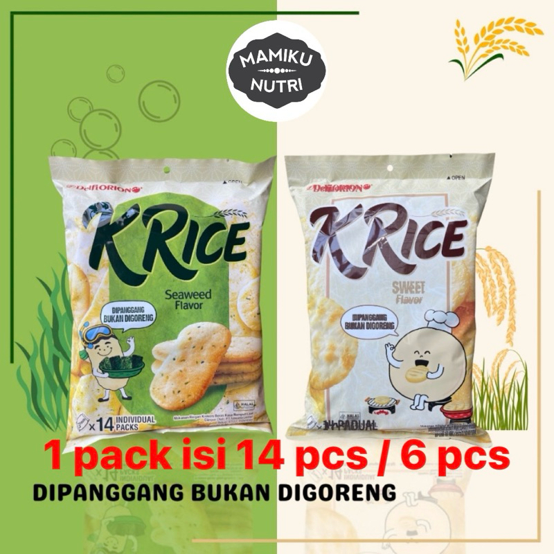 Jual Delfi Orion K Rice (O’Rice) Crackers - 1 pack (14 pcs) / (6 pcs ...
