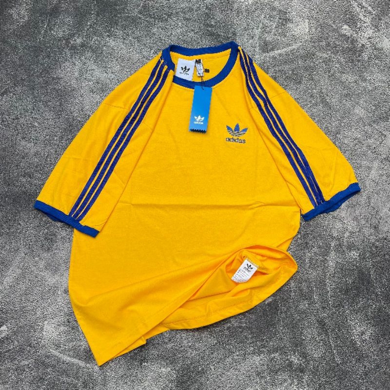 Jual Kaos Adidas Ringer Tee Full Tag Wos Cotton 24s Baju Adidas Pria ...