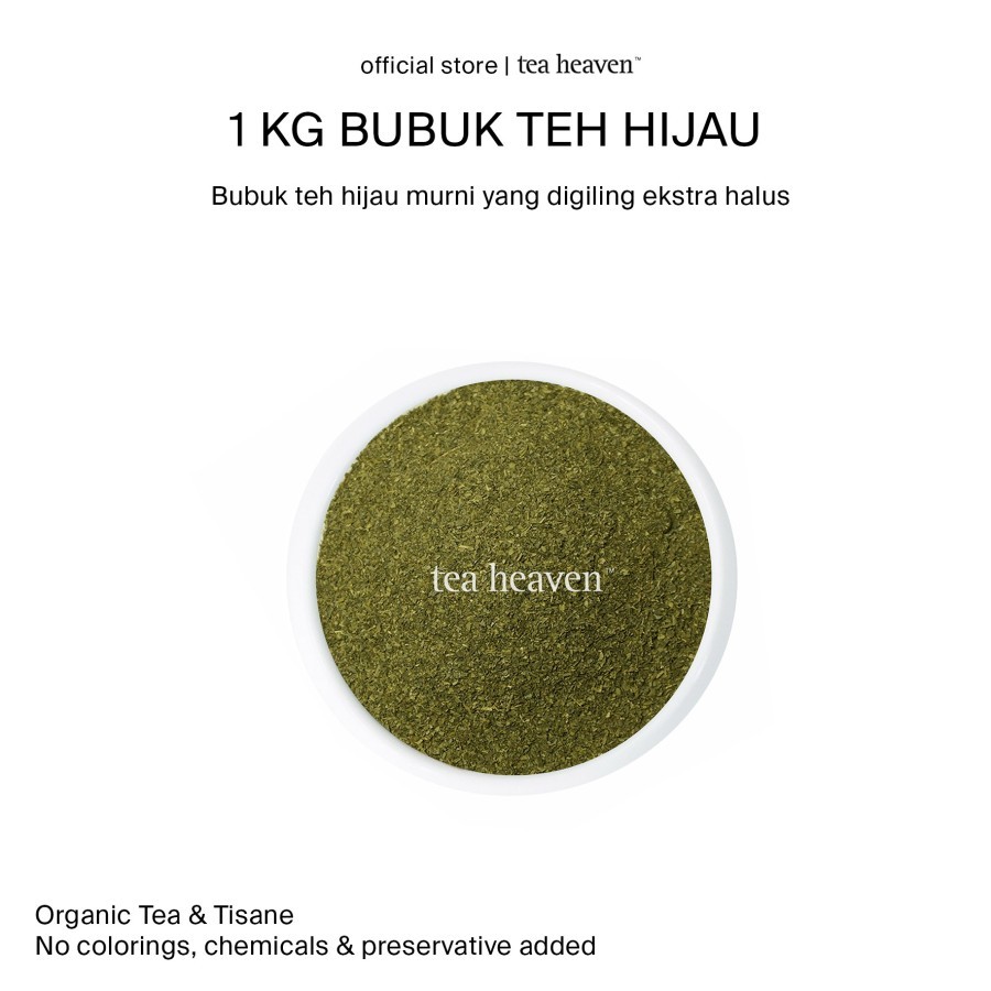 Jual Tea Heaven Green Tea Powder 1kg | Shopee Indonesia