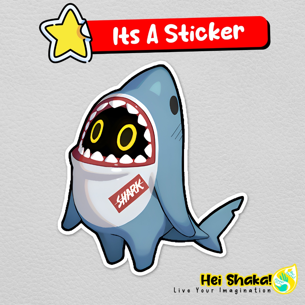 Jual Stiker ZZZ Zenless Zone Zero Bangboo Shark Sticker Gaming Game ...