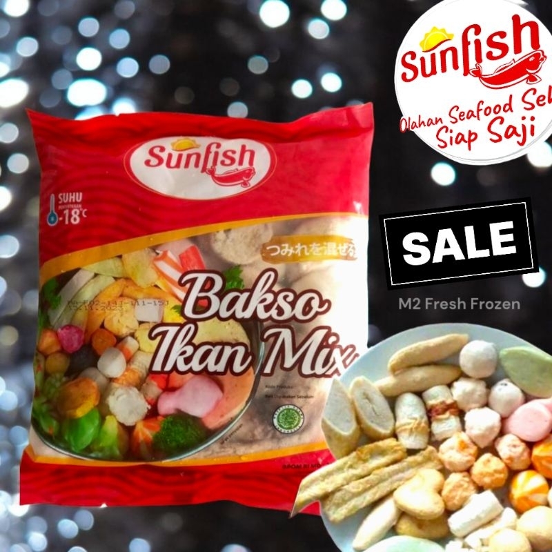 Jual Bakso Ikan Mix Sunfish 500 Gram | Shopee Indonesia