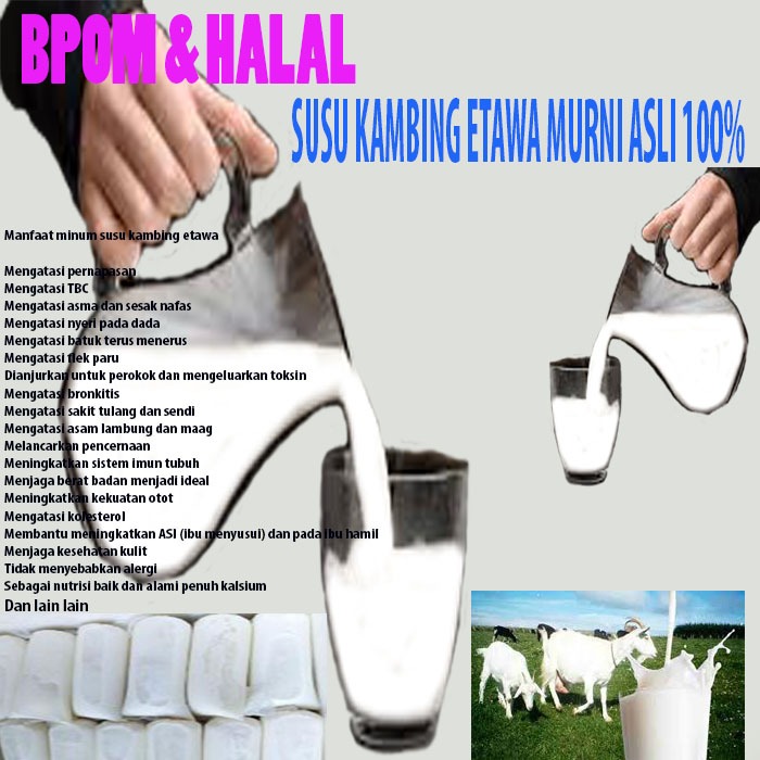 Jual Susu Kambing Etawa Murni Asli Original 100% 1kg | Shopee Indonesia