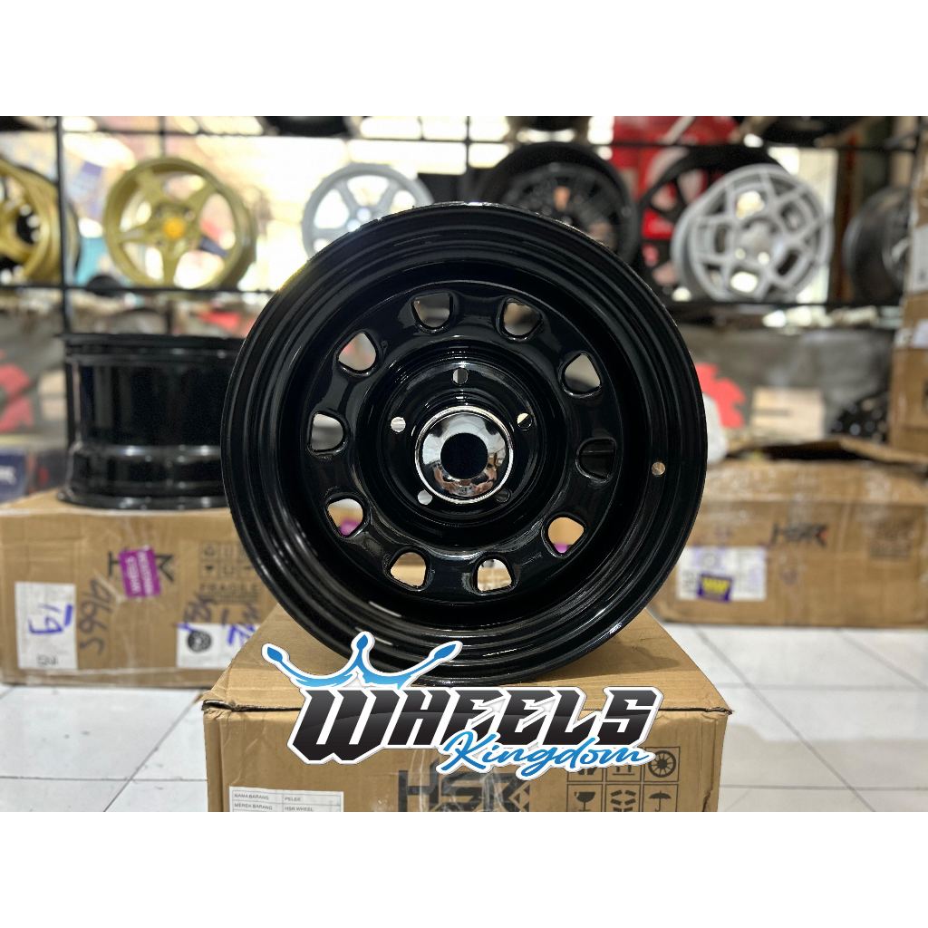 Jual VELG KALENG R15 DAYTONA MOKUPO PCD 5X139 LEBAR 8 VELG KATANA ESCUDO JIMNY | Shopee Indonesia