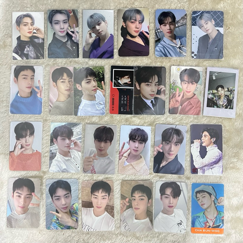 Jual OFFICIAL CHA EUNWOO ASTRO PHOTOCARD BENEFIT SEASON GREETING ...