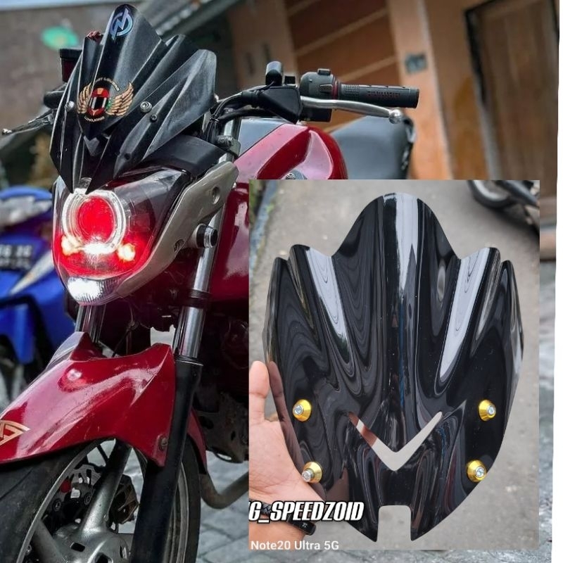 Jual VISOR CUSTOM YAMAHA BYSON KARBU WINDSHIELD YAMAHA BYSON | Shopee ...