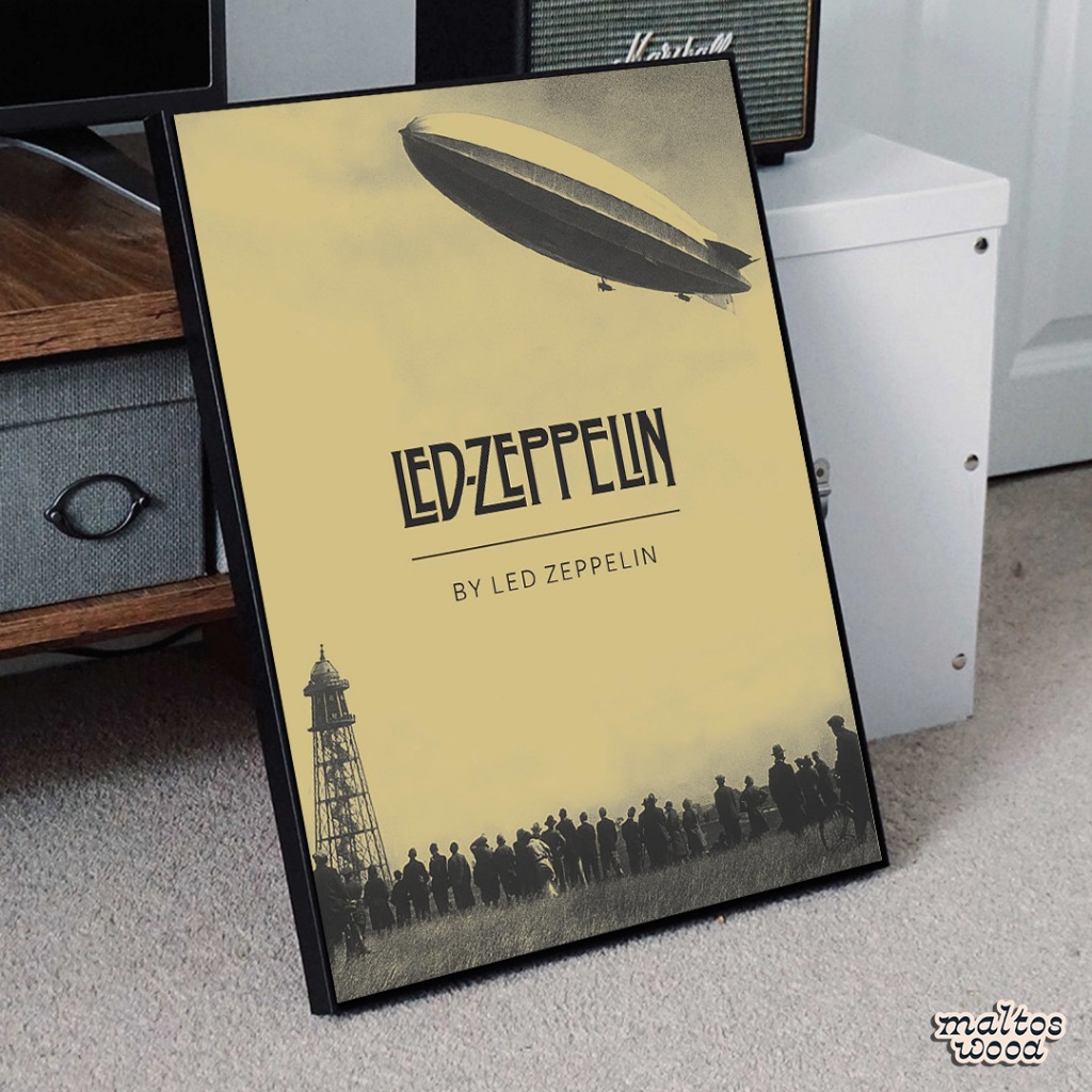 Jual Poster Led Zeppelin + Frame | Shopee Indonesia