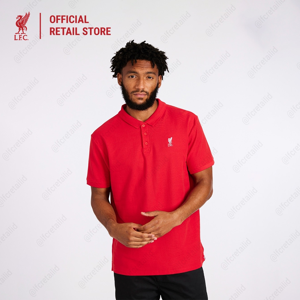 Jual Liverpool FC Conninsby Red Polo Men - Official LFC Polo Original ...
